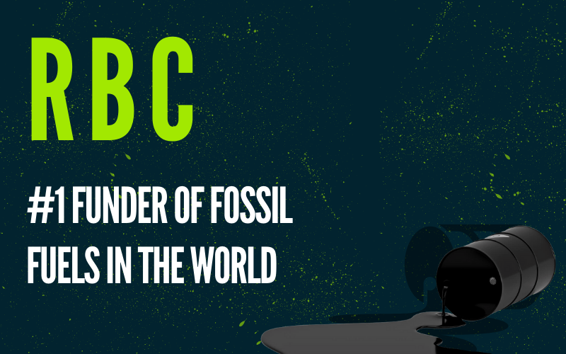 Rbc Is 2 Funder Of Fossil Fuels In The World